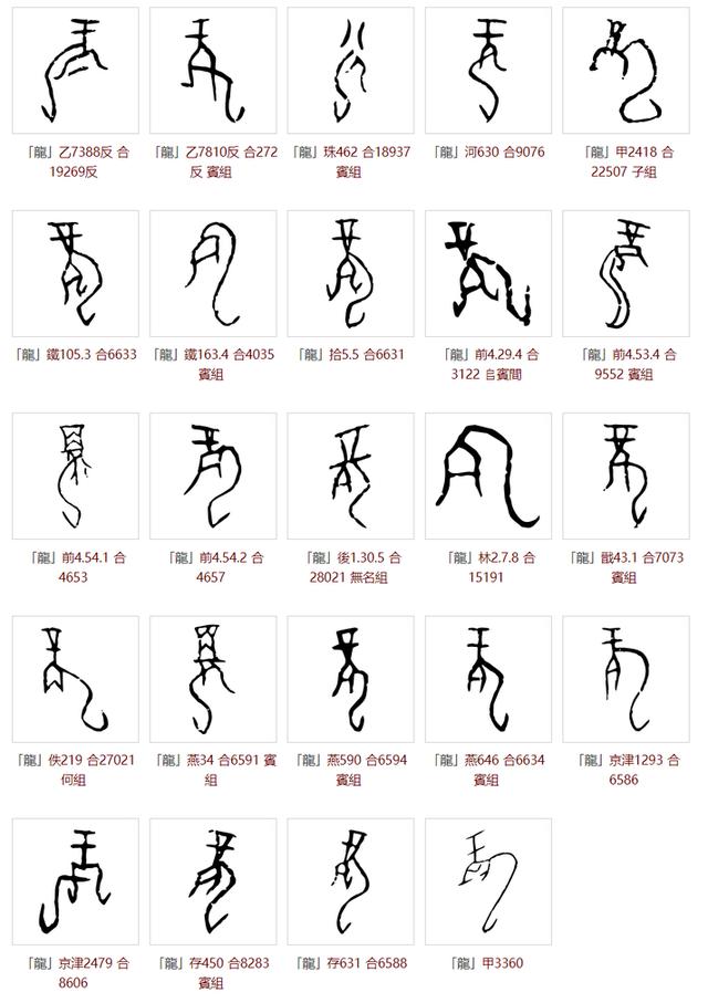 解“龙”字：龍是怎样变成龙的？｜话龘事儿①|甲骨文_新浪财经_新浪网