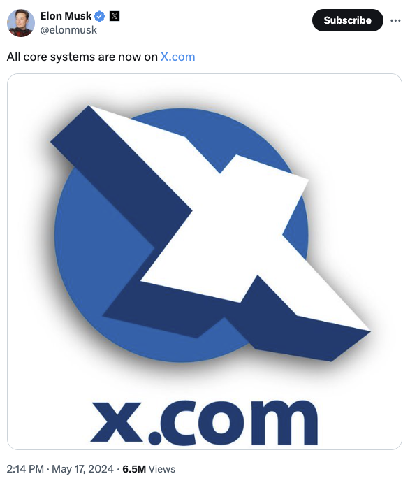 马斯克旗下社交平台X正式启用新域名X.com|伊隆-马斯克_新浪财经_新浪网