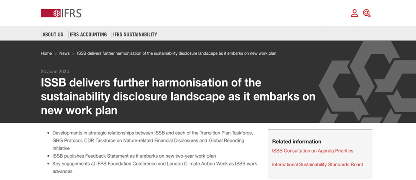 ISSB将实施新的两年工作计划，推动可持续发展信息披露综合化与标准化|可持续发展_新浪财经_新浪网