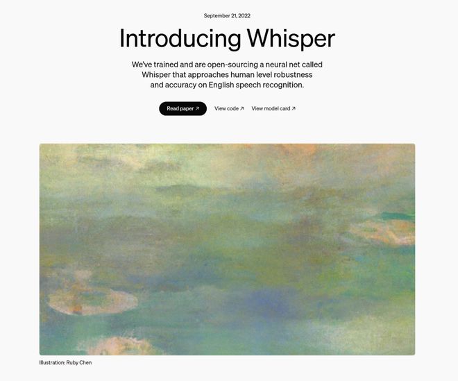 OpenAI Whisper 使用体验：改变游戏规则的优雅语音转写工具_新浪财经_新浪网