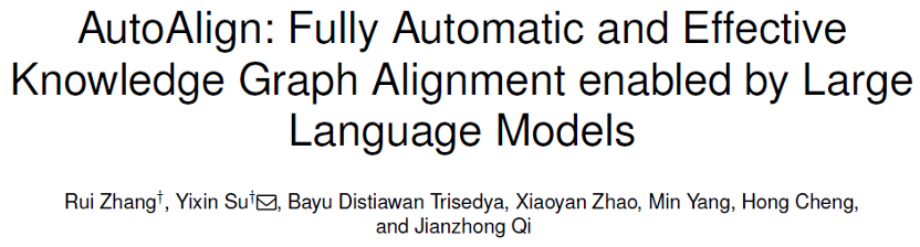 彻底摒弃人工标注，AutoAlign方法基于大模型让知识图谱对齐全自动化|知识图谱_新浪科技_新浪网