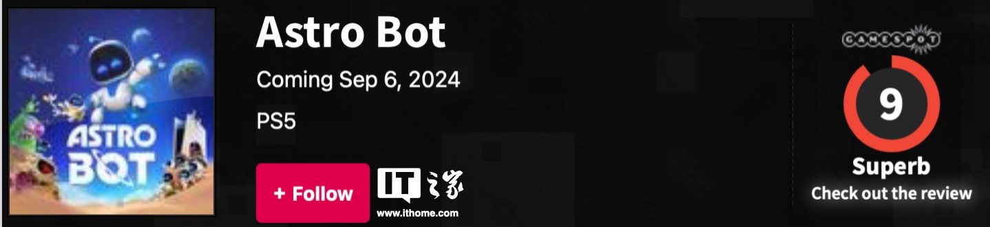 索尼第一方游戏《宇宙机器人》全球媒体评测解禁：IGN GS 双 9 分“体验愉悦”|ASTRO|索尼|宇宙机器人_新浪科技_新浪网