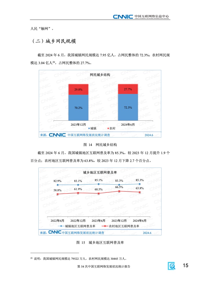 CNNIC：第54次中国互联网络发展状况统计报告|移动支付|报告_新浪科技_新浪网