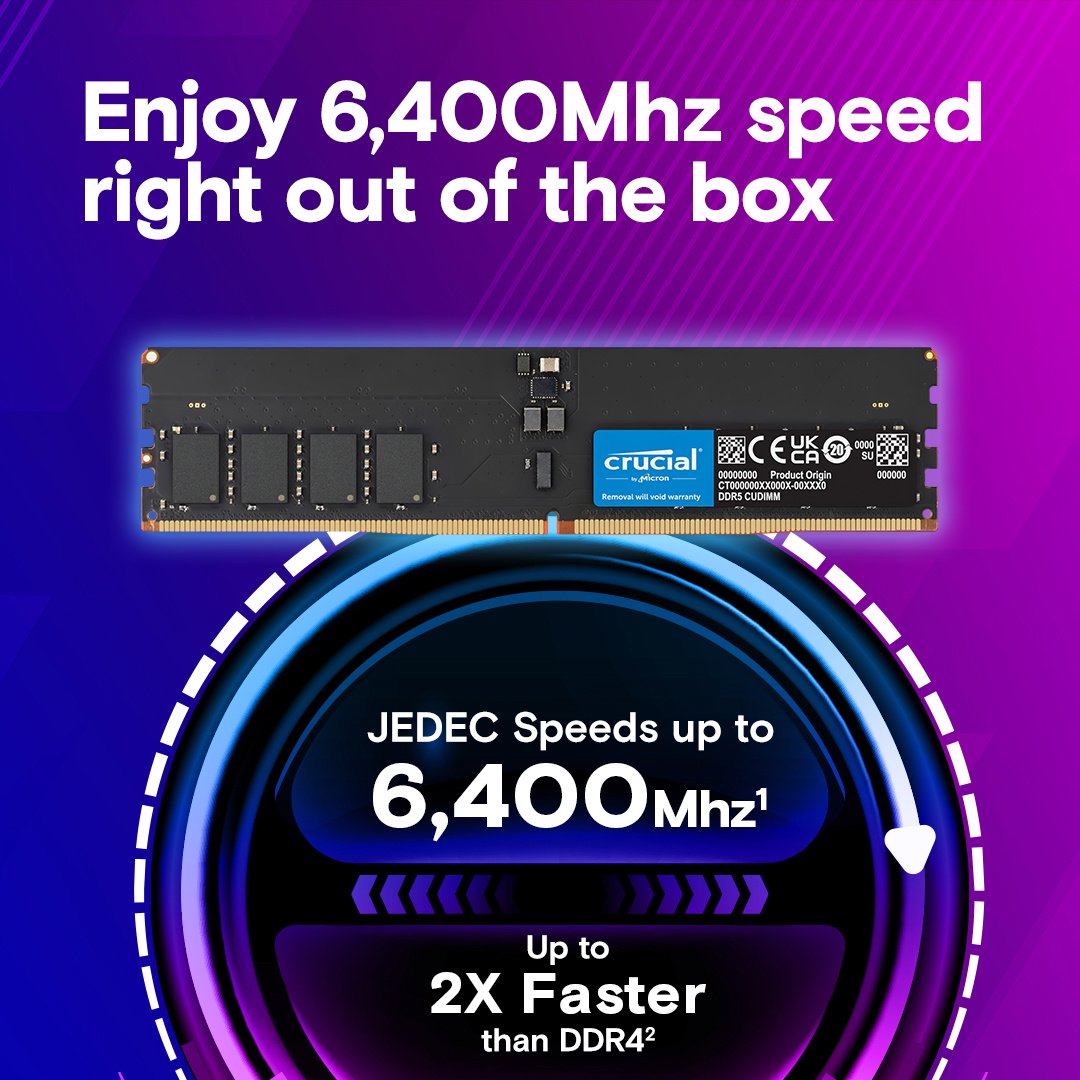 英睿达推出零售端首批原厂 CUDIMM、CSODIMM 内存条，JEDEC 6400MT/s|英睿达|内存_新浪科技_新浪网