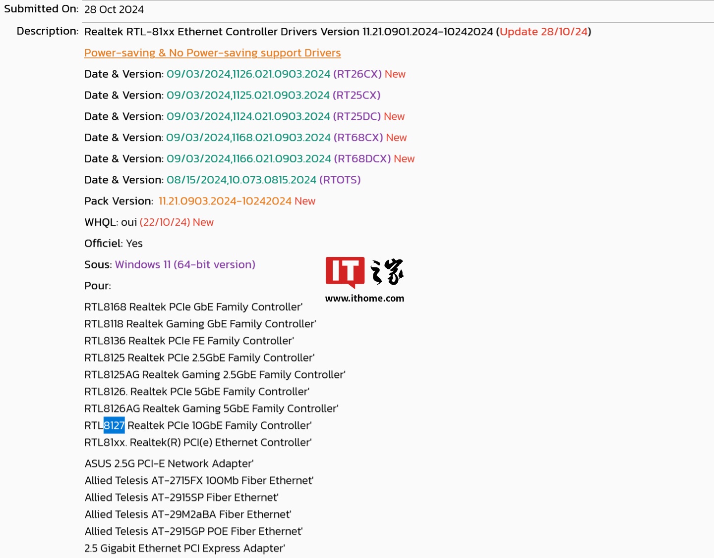 瑞昱有望推出 10GbE 以太网控制器 RTL8127，推动万兆有线支持普及|以太网|控制器|it之家_新浪科技_新浪网