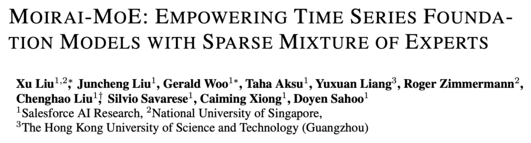 新视角设计下一代时序基础模型，Salesforce推出Moirai-MoE|salesforce_新浪科技_新浪网