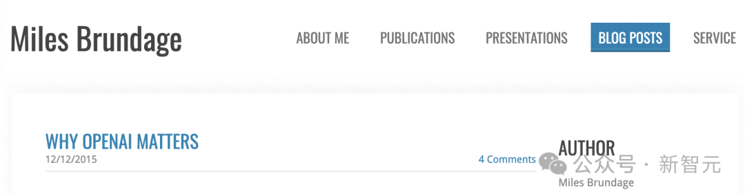 我为什么离开 OpenAI？六年元老 Miles Brundage 发离职长文：AGI 将至，我们远没准备好|AI_新浪科技_新浪网