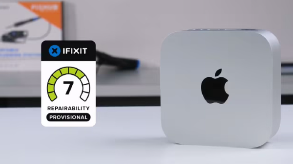 国外知名网站iFixit拆解M4 Mac Mini：7/10分 散热优秀|ifixit|Mac Mini|苹果_新浪科技_新浪网