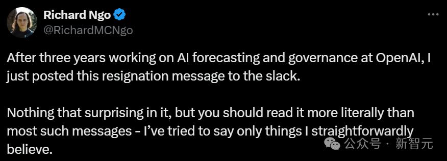 又一OpenAI研究員離職，不相信OpenAI能造福世界，AGI使命無比困難 - 新浪香港