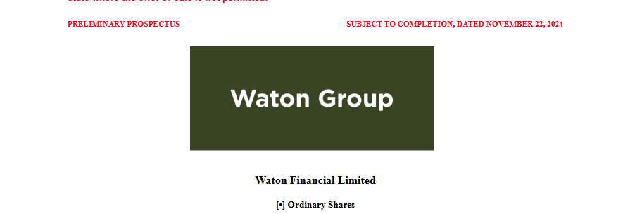 华通证券国际 Waton Financial，来自香港，递交IPO招股书，拟赴美国上市_新浪财经_新浪网