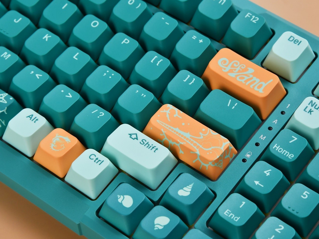 微星FORGE GK500 WIRELESS海神机械键盘评测：三模连接+定制轴体优雅体验|MSI微星|海神|设计_新浪科技_新浪网