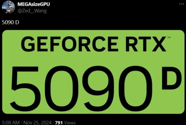 英伟达换刀法 RTX 5090D硬件规格与原版5090没区别|硬件|英伟达_新浪科技_新浪网