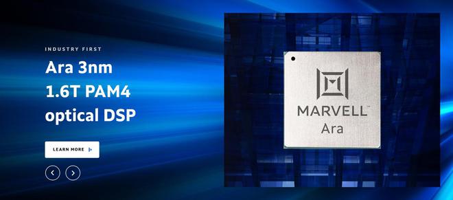 Marvell 美满电子推出业界首款 3nm 制程 PAM4 光学 DSP 芯片 Ara|芯片|AI_新浪科技_新浪网