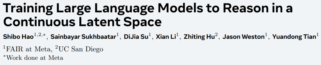 田渊栋团队论文火了！连续思维链优于CoT，打开LLM推理新范式|推理_新浪科技_新浪网
