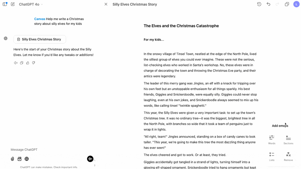 今天，ChatGPT升级为生产力工具：Canvas全量开放，人+AI协作模式|AI_新浪财经_新浪网