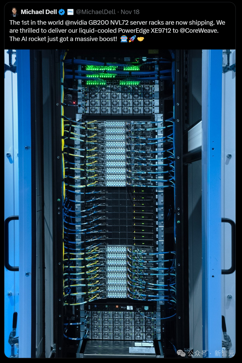 全球最強GPU訂單曝光，TOP 1微軟一年買爆近50萬塊！xAI曬首批GB200提前過年 - 新浪香港