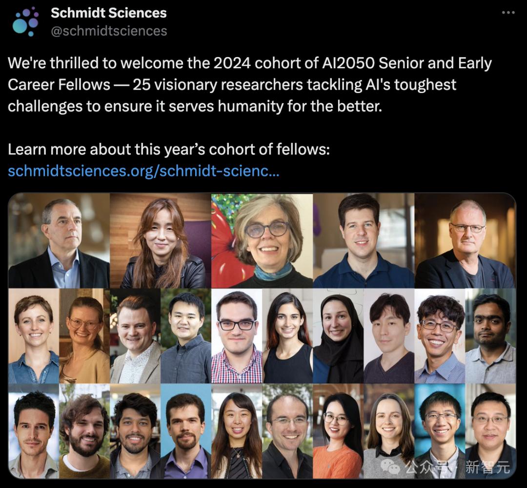 李飛飛曾入選的AI2050最新名單出爐，清華校友等25位Fellow上榜 - 新浪香港