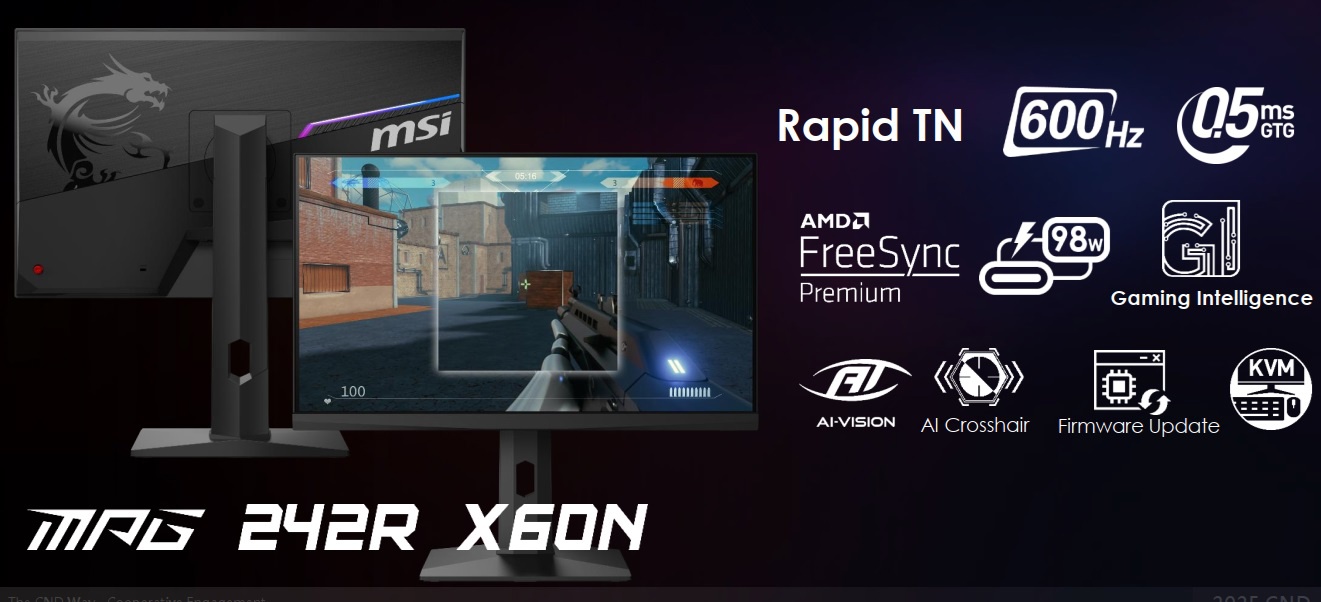 600Hz 超高刷，微星、卓威公布新款 24.1 英寸 FHD 专业电竞显示器_新浪科技_新浪网