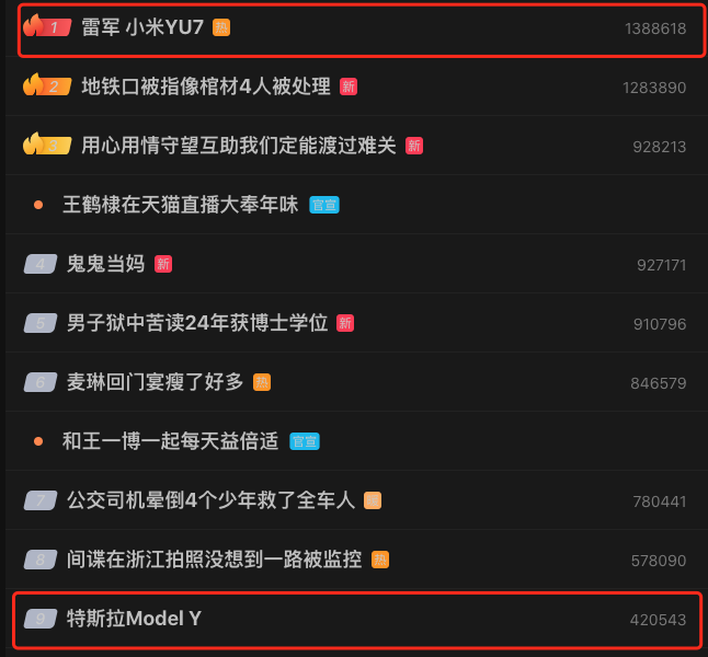 特斯拉新款Model Y突然上线 26.35万元起售！雷军发文 小米YU7迎战？|特斯拉_新浪财经_新浪网