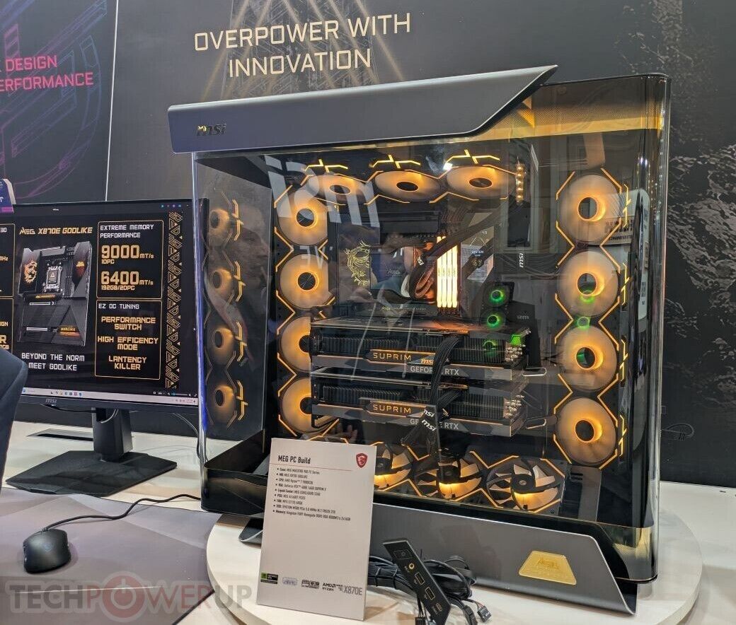 微星展示 MEG MAESTRO 900L PZ 概念机箱设计：双显卡、双系统，重新定义高端 PC|MSI微星|MEG|机箱_新浪科技_新浪网