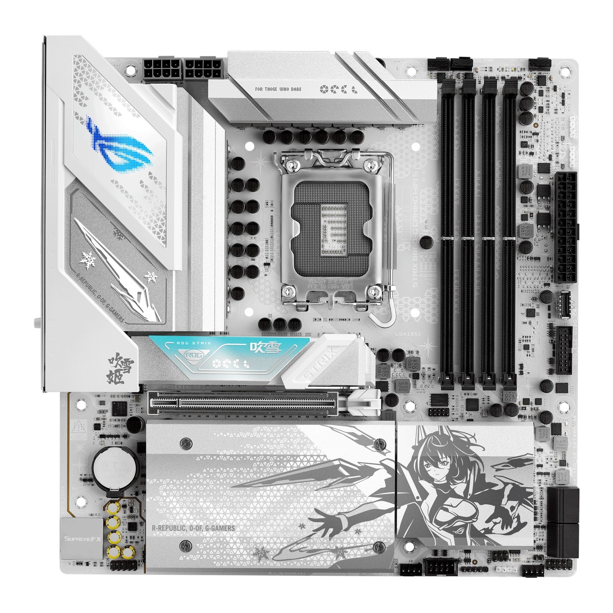 更多“吹雪”二次元主板，华硕推出 ROG STRIX B860-A / G GAMING WIFI S|USB|华硕|PCIe_新浪科技_新浪网