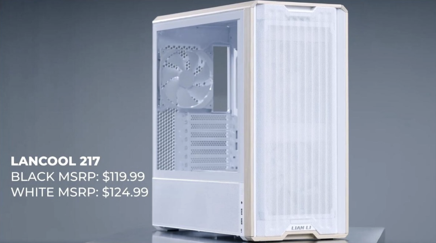 联力推出 LANCOOL 217 机箱：木制 + 合金风格、黑白双色，119 美元起|机箱|设计_新浪科技_新浪网