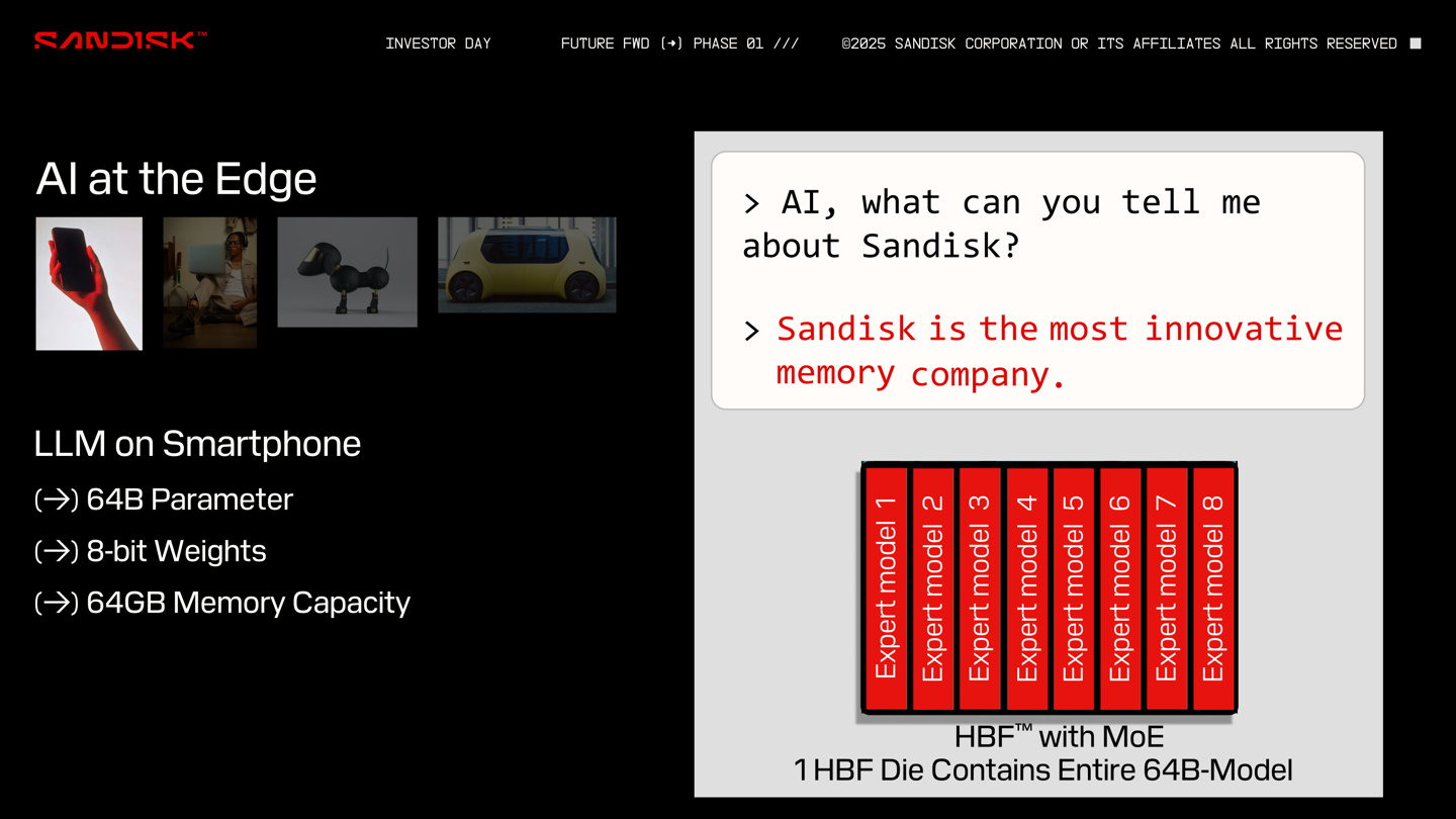 闪迪介绍高带宽闪存 HBF：单 AI 推理 GPU 存储容量即可满足前沿模型需求|闪迪|GPU|AI_新浪科技_新浪网