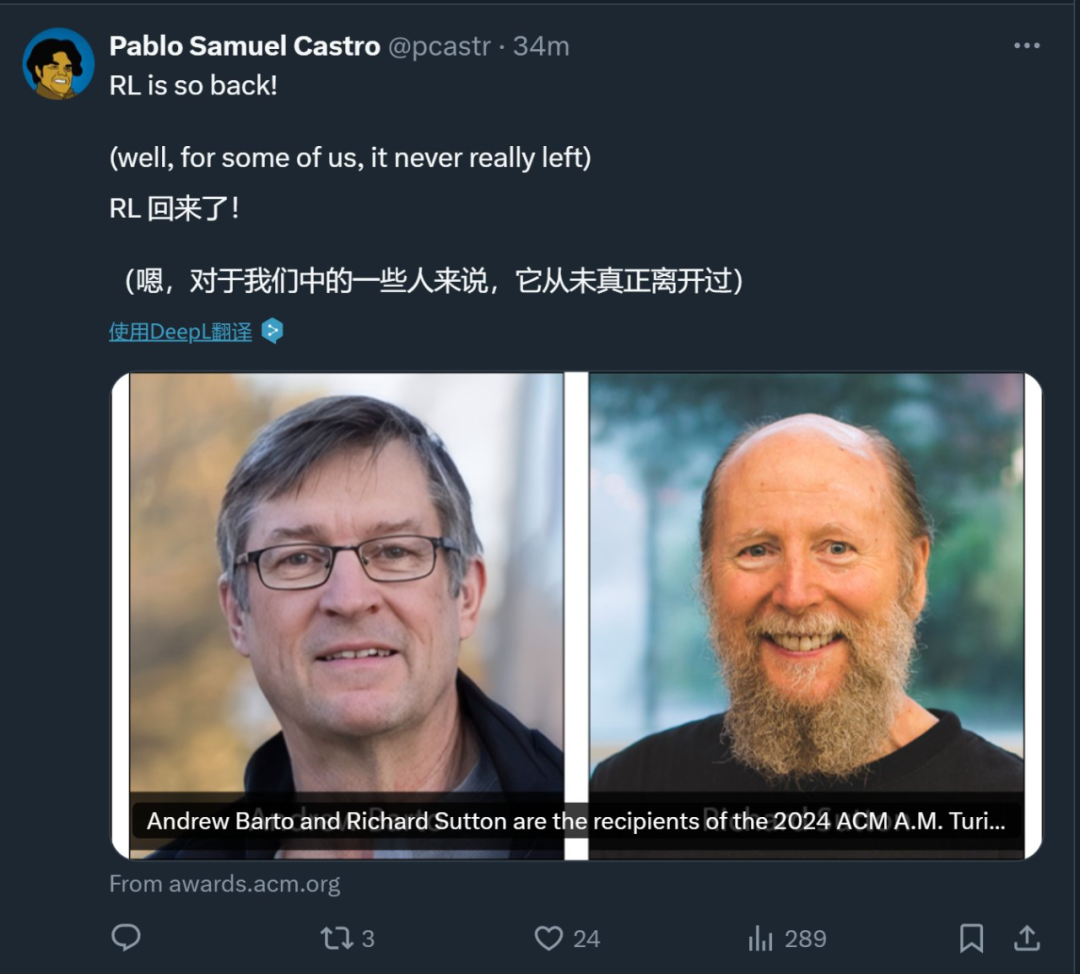 刚刚，2024图灵奖颁给了强化学习之父Richard Sutton与导师Andrew Barto_新浪科技_新浪网