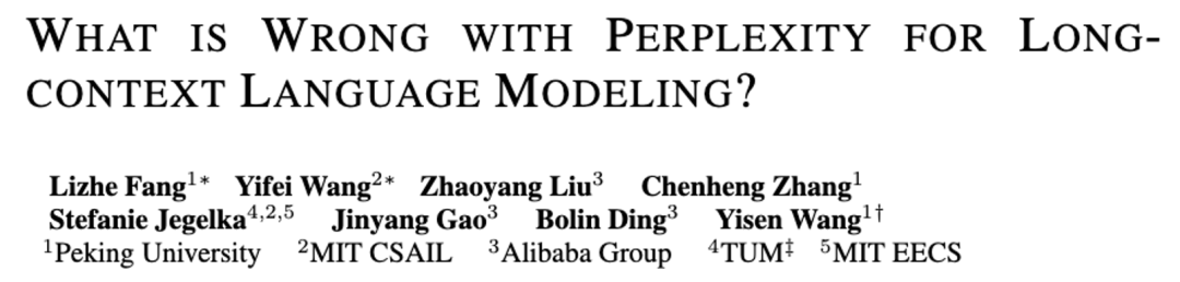 长文本有了专属困惑度！北大、MIT、阿里推出LongPPL新指标|北大_新浪科技_新浪网