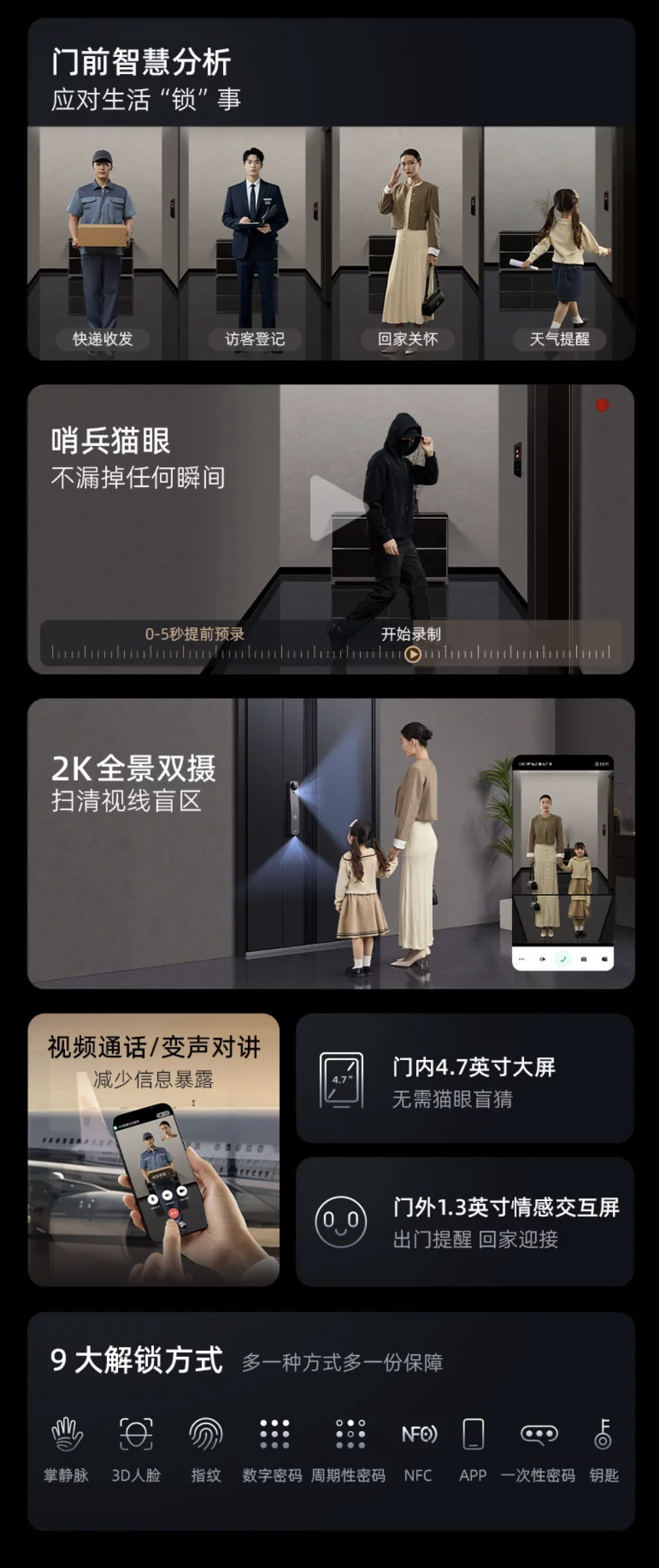 360 智能门锁 S80 Ultra 发布：掌静脉解锁、1.3 英寸外屏 + 4.7 英寸内屏，3299 元|360|IT之家_新浪科技_新浪网