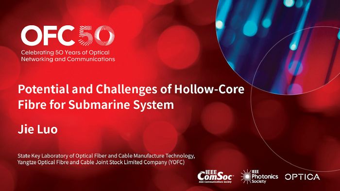 OFC2025丨长飞及光纤国重发布最低损耗0.05dB/km的空芯光纤重大研究成果|光纤|衰减_新浪科技_新浪网