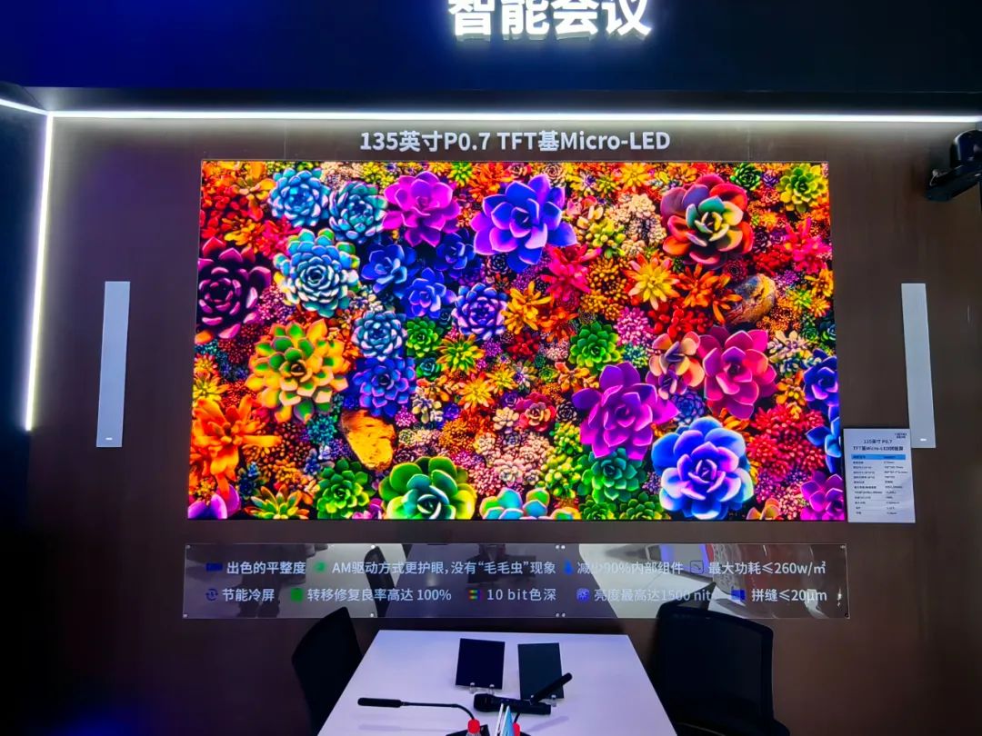 辰显光电推出全球首款量产的135英寸P0.7 TFT基Micro-LED拼接屏|光电_新浪财经_新浪网