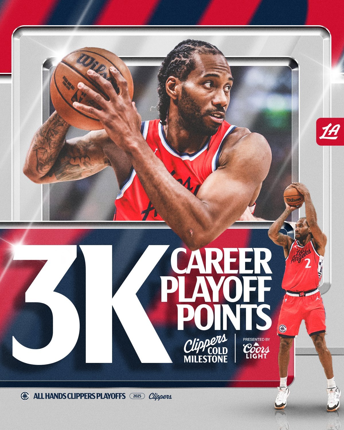 🙌仅花141场！小卡季后赛得分突破3000！|小卡|季后赛|常规赛|快船|掘金_手机新浪网