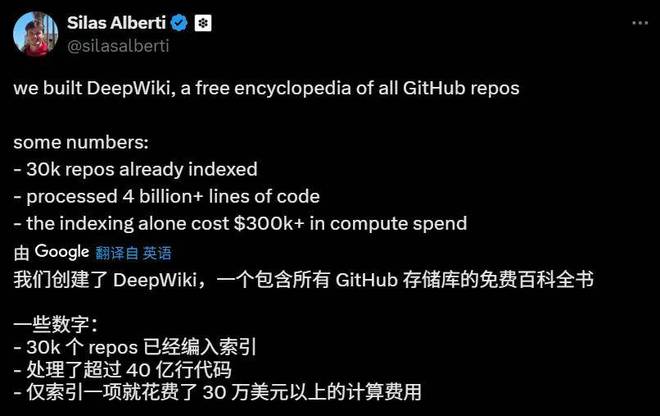 Devin开发团队开源DeepWiki，助你快速读懂所有GitHub代码库|AI_新浪财经_新浪网