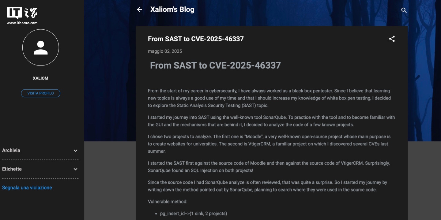 PHP 开源项目 ADOdb 曝 CVSS 满分 SQL 注入漏洞，官方督促用户升级至 5.22.9 版本解决|php|开源项目|sql_新浪科技_新浪网