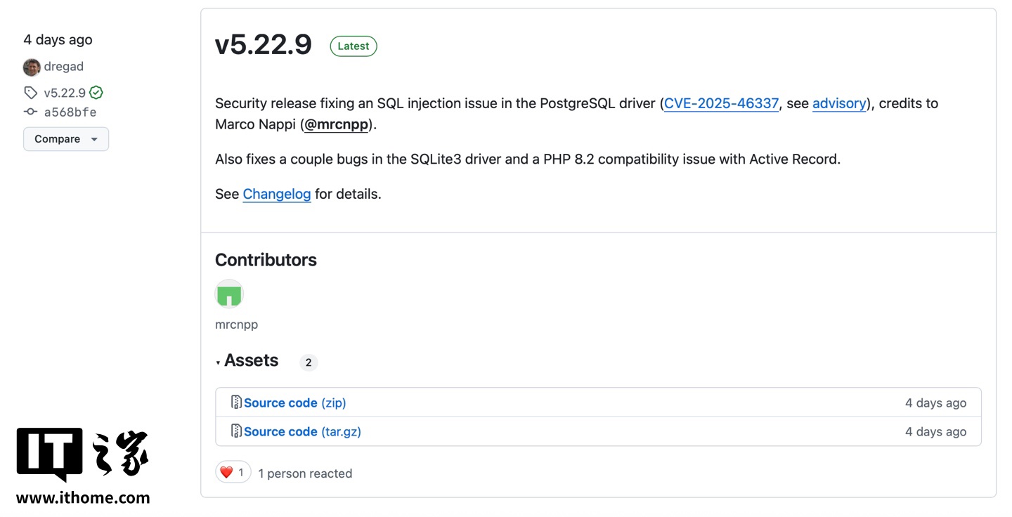 PHP 开源项目 ADOdb 曝 CVSS 满分 SQL 注入漏洞，官方督促用户升级至 5.22.9 版本解决|php|开源项目|sql_新浪科技_新浪网