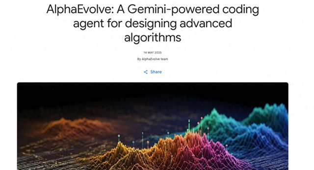 谷歌 DeepMind 发布编程 AI Agent AlphaEvolve，攻克300年数学难题|谷歌_新浪财经_新浪网