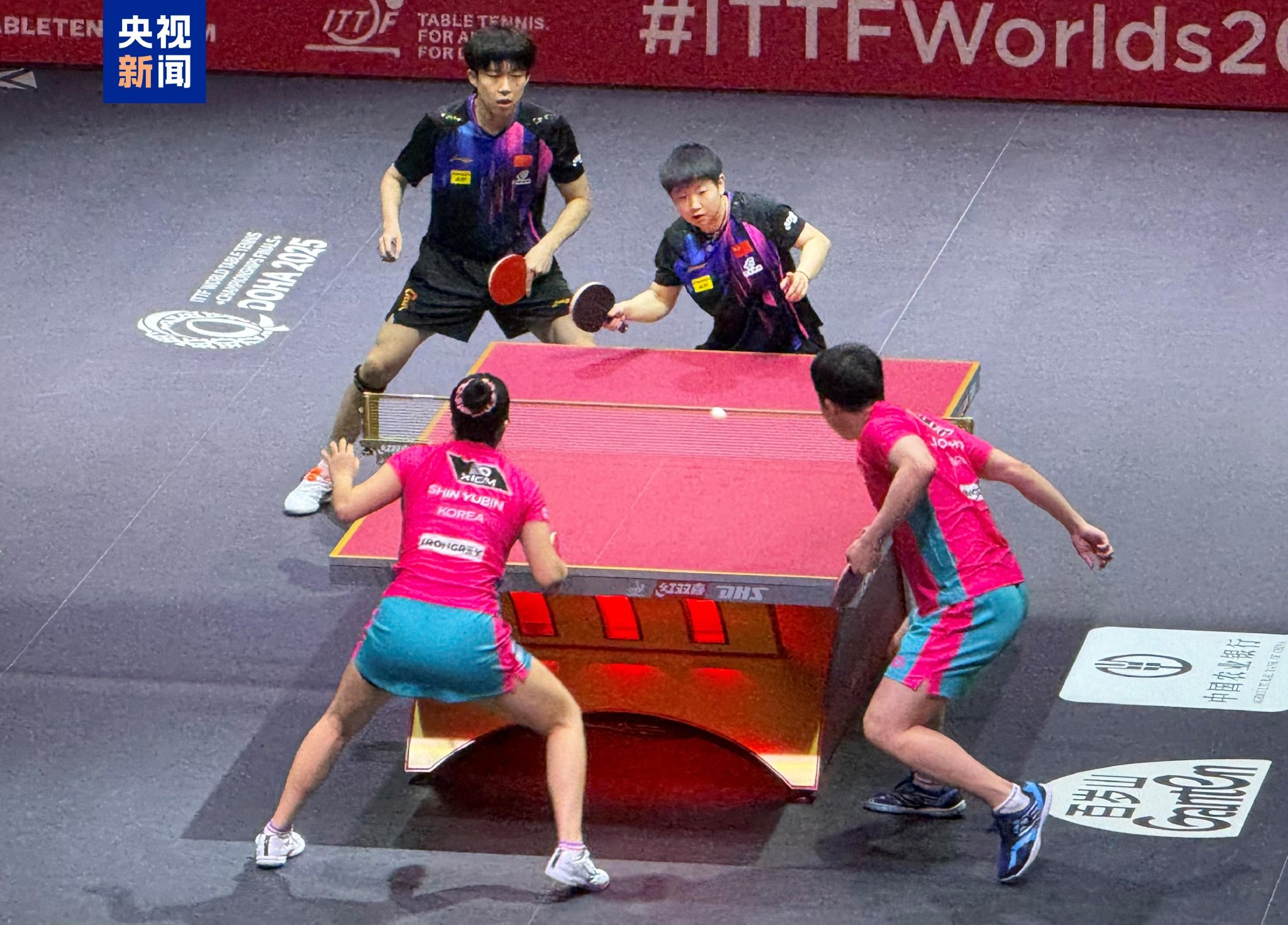 国乒加油！王楚钦/孙颖莎剑指三连冠 多哈世乒赛第八日赛程|半决赛_新浪财经_新浪网