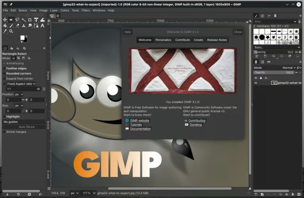 开源图像编辑器 GIMP 3.2 首个开发版发布：优化界面、扩展个性化、增强功能|图像|photoshop_新浪科技_新浪网