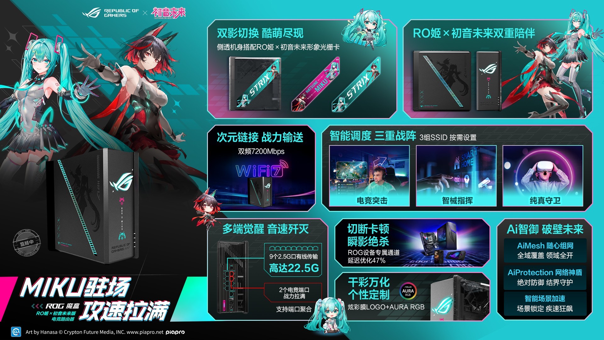 ROGx初音未来联名丨玩+乐园 ROG新品发布会燃爆BW2025|设计|初音未来|机箱_新浪科技_新浪网