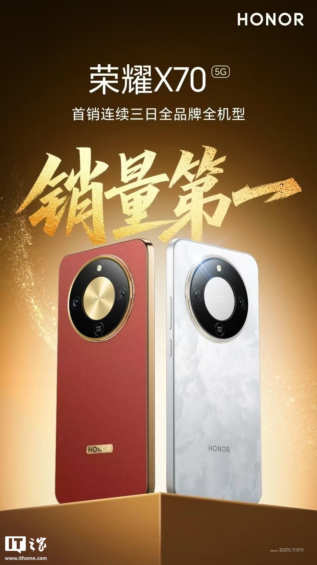 荣耀 X70 手机首销连续三日全品牌全机型销量第一|华为荣耀|X70|IT之家_新浪科技_新浪网