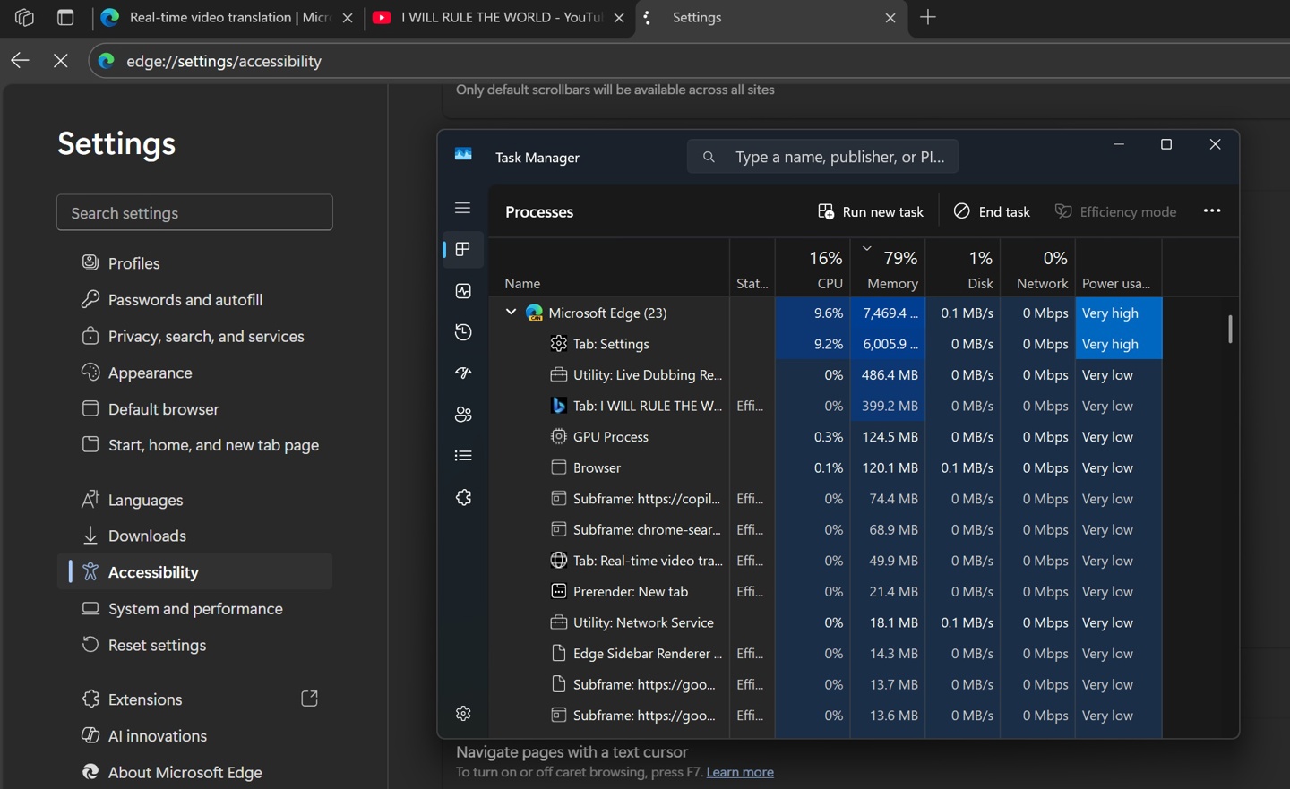 Win11 版微软 Edge 浏览器测试 AI 视频实时音频翻译，至少需 12GB 内存|Edge|浏览器|内存_新浪科技_新浪网