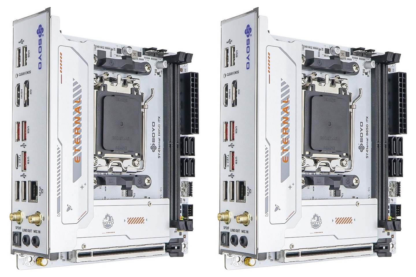 梅捷推出永恒 B850 / B650 ITX WIFI 主板，提供 Gen5 PCIe 插槽与 M.2 盘位_新浪科技_新浪网