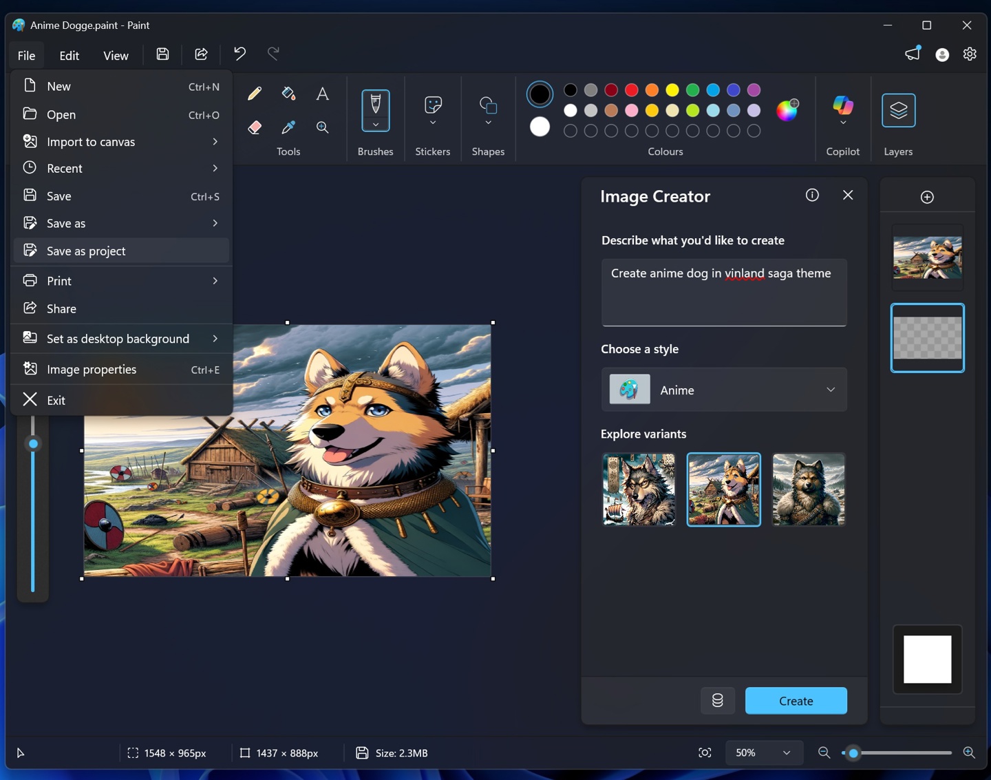 微软 Win11 画图应用向 PS 修图靠拢：新增 .paint 文件，支持可编辑保存|微软|Win11|PS_新浪科技_新浪网