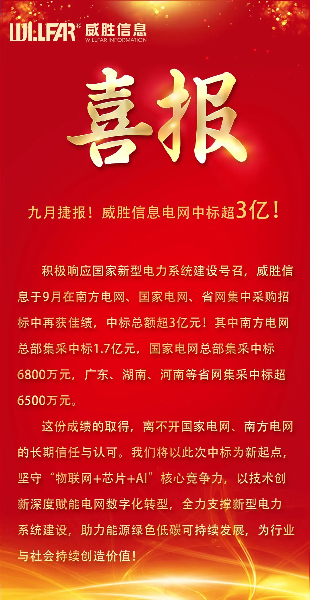 九月捷报！威胜信息电网中标超 3 亿元！|First Trust Nasdaq Clean Edge Smart GRID ...