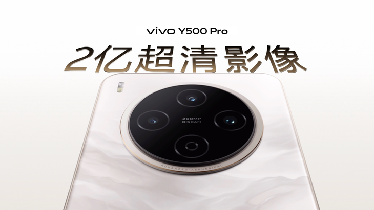 vivo Y500 Pro正式发布：2亿影像国民小旗舰|vivo_新浪科技_新浪网
