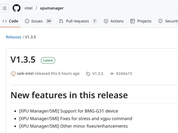 Intel高端Battlemage显卡再次被确认，XPU Manager支持BMG-G31|芯片|显卡_新浪科技_新浪网
