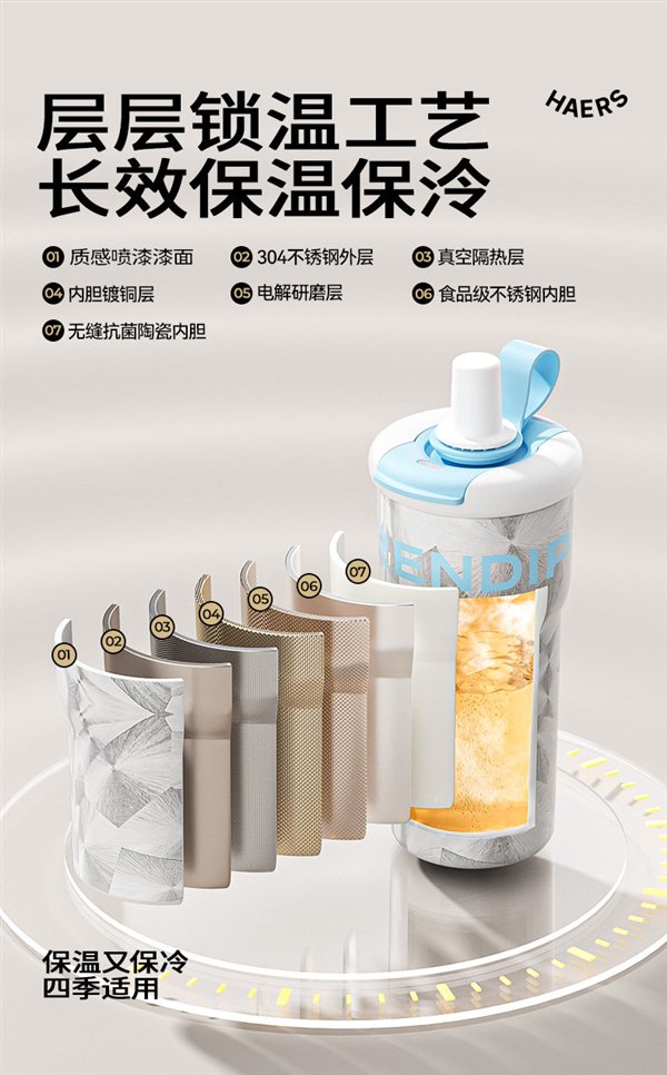 颜值超高、陶瓷内胆！哈尔斯保温杯大促：原价249元 现39到手|超高|陶瓷|保温杯_新浪科技_新浪网