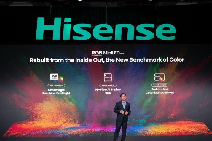 跨代领先！海信CES发布全新一代RGB-Mini LED电视|海信_新浪财经_新浪网