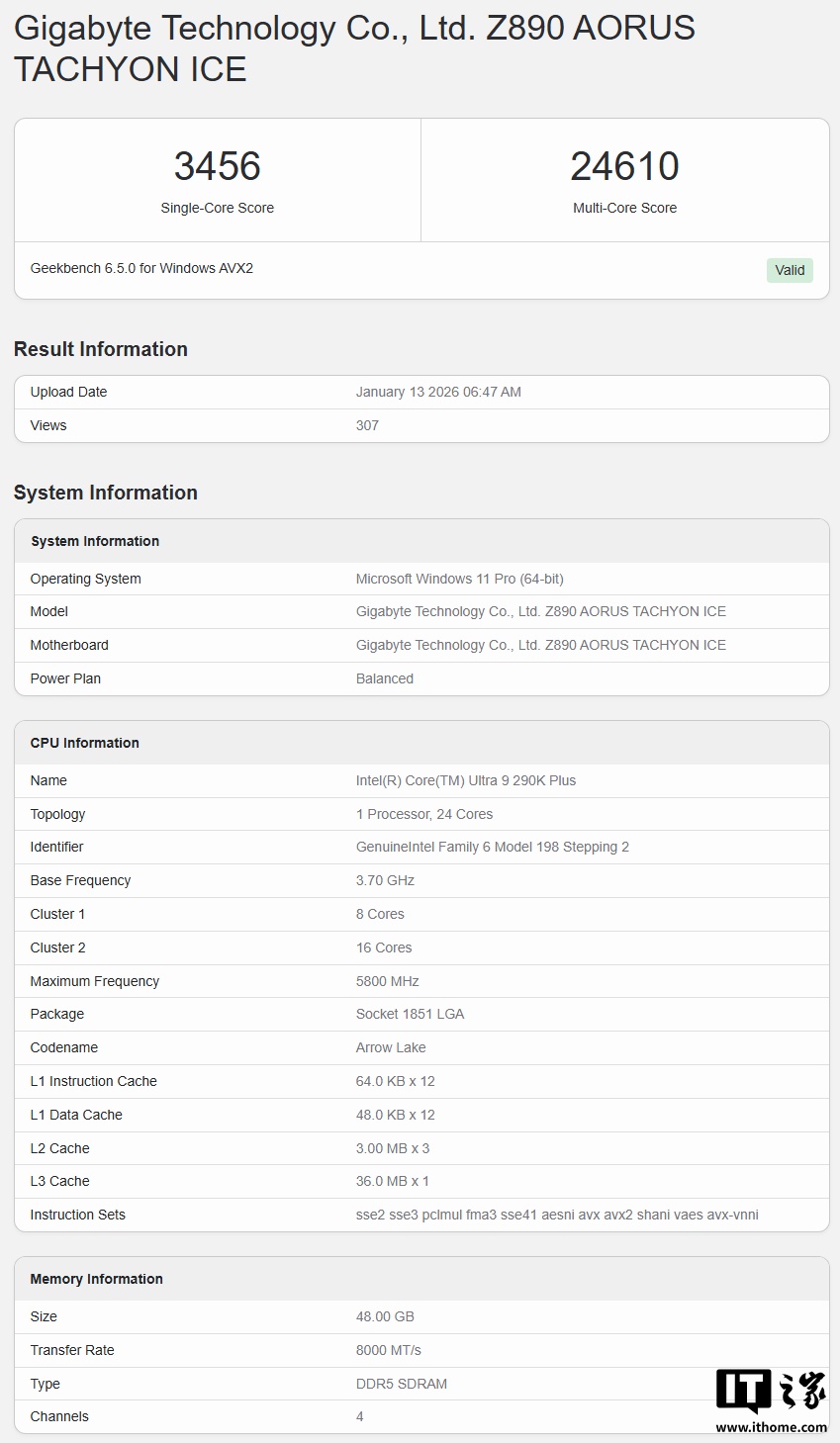 英特尔酷睿 Ultra 9 290HX Plus 移动处理器跑分曝光，性能逼近桌面级 285K|英特尔酷睿|移动处理器|英特尔_新浪科技_新浪网